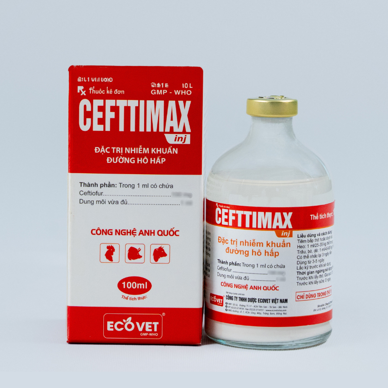 ECO - CEFTTIMAX - Specifically treats respiratory diseases.
