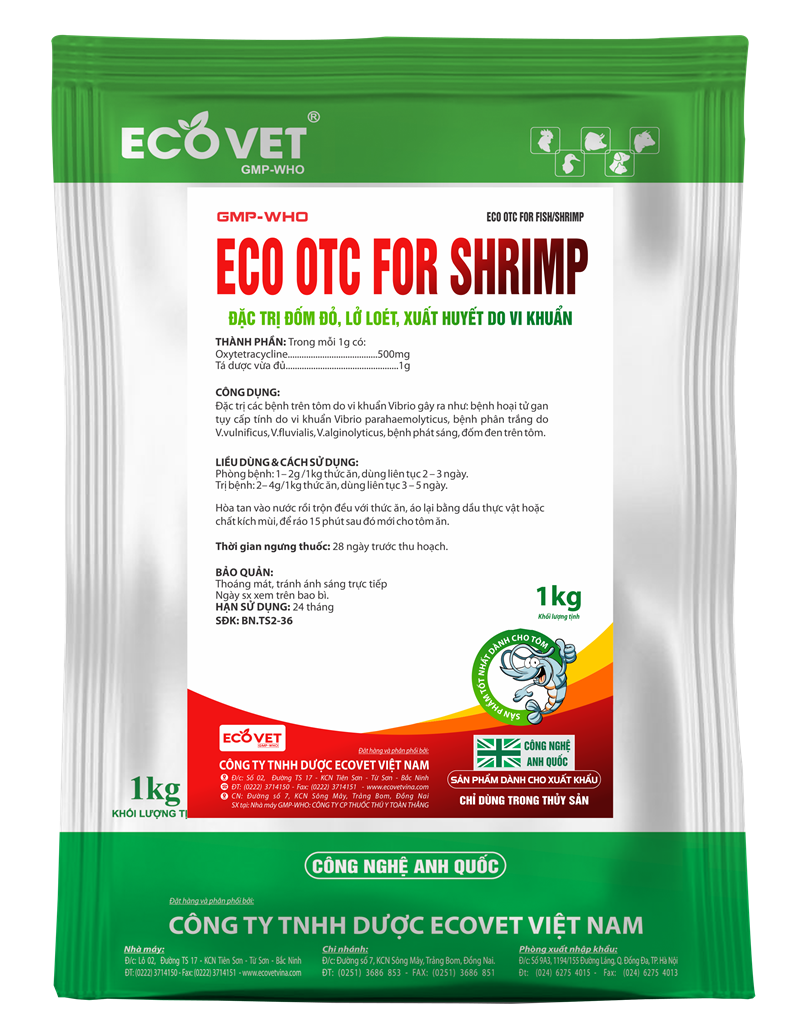 ECO OTC FOR FISH/SHRIMP - Special treatment for red spots, sores ...